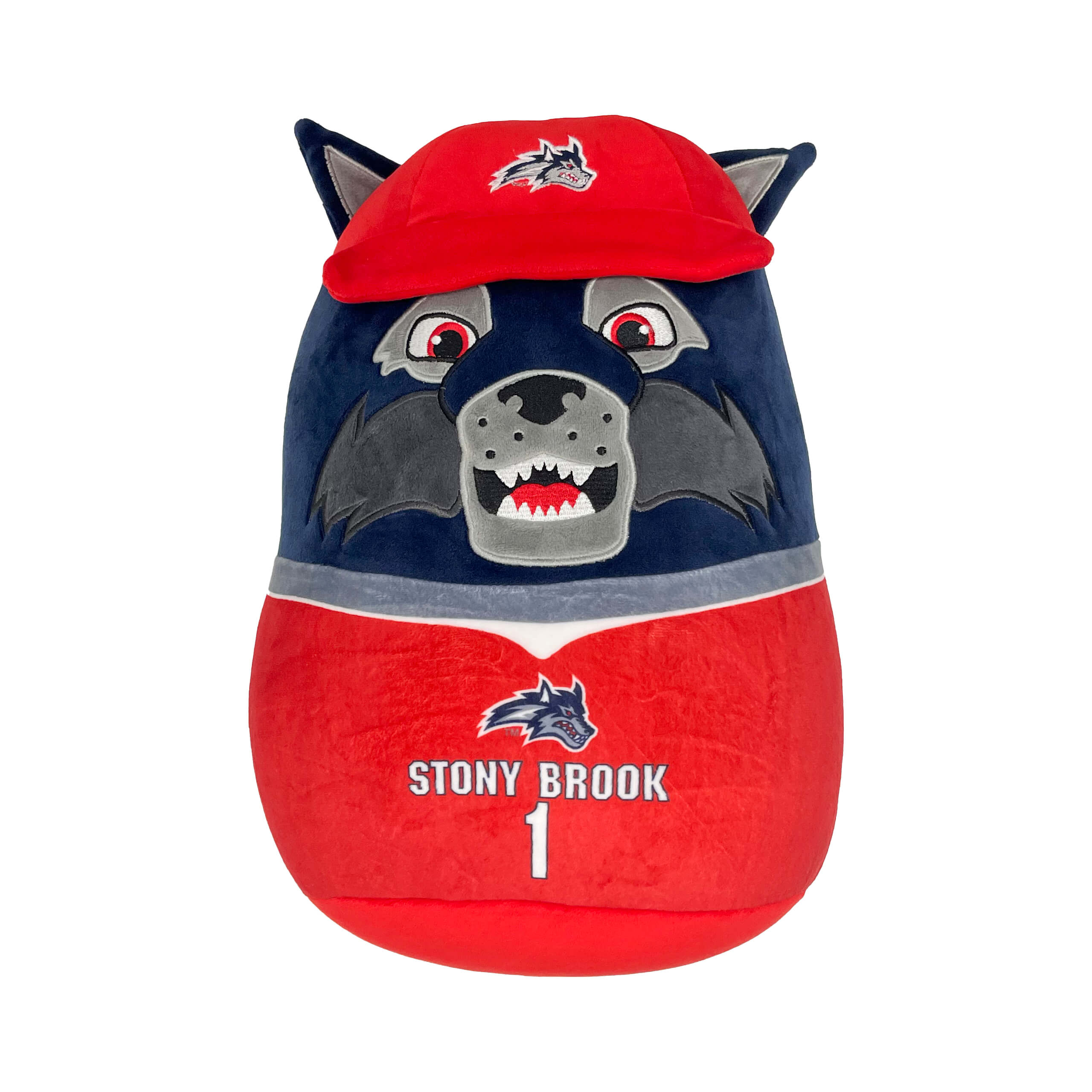 Wolfie Squish Plush Pillow SBU Shop Red