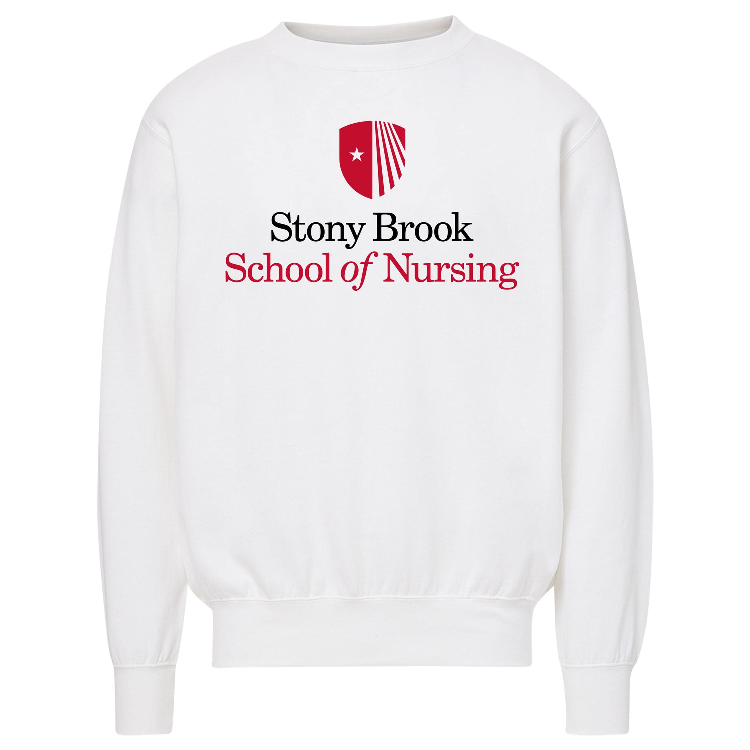 Stony Brook School Nursing Fleece White | SBU Campus Store