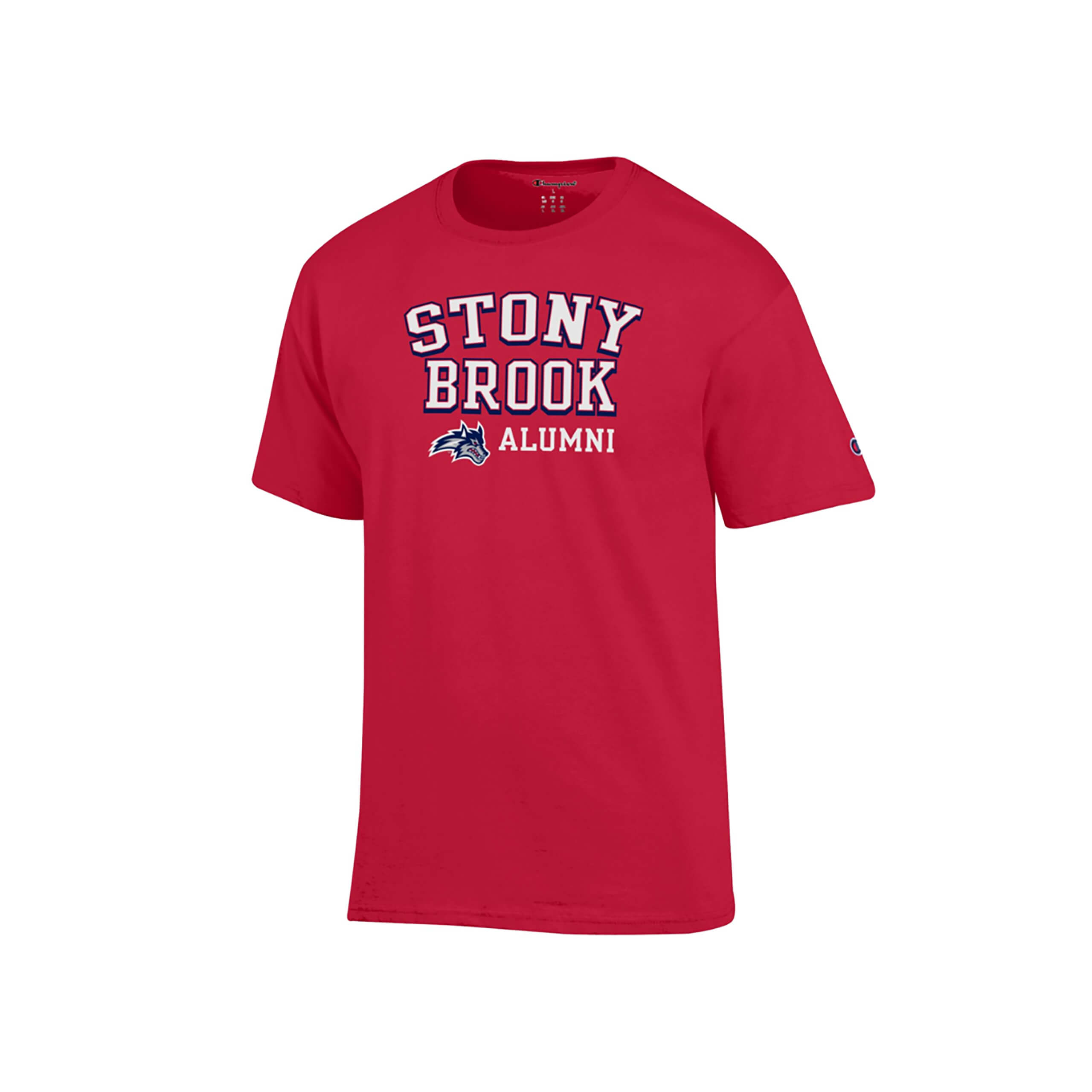 Champion SBU Alumni T-Shirt (Red) | SBU Campus Store